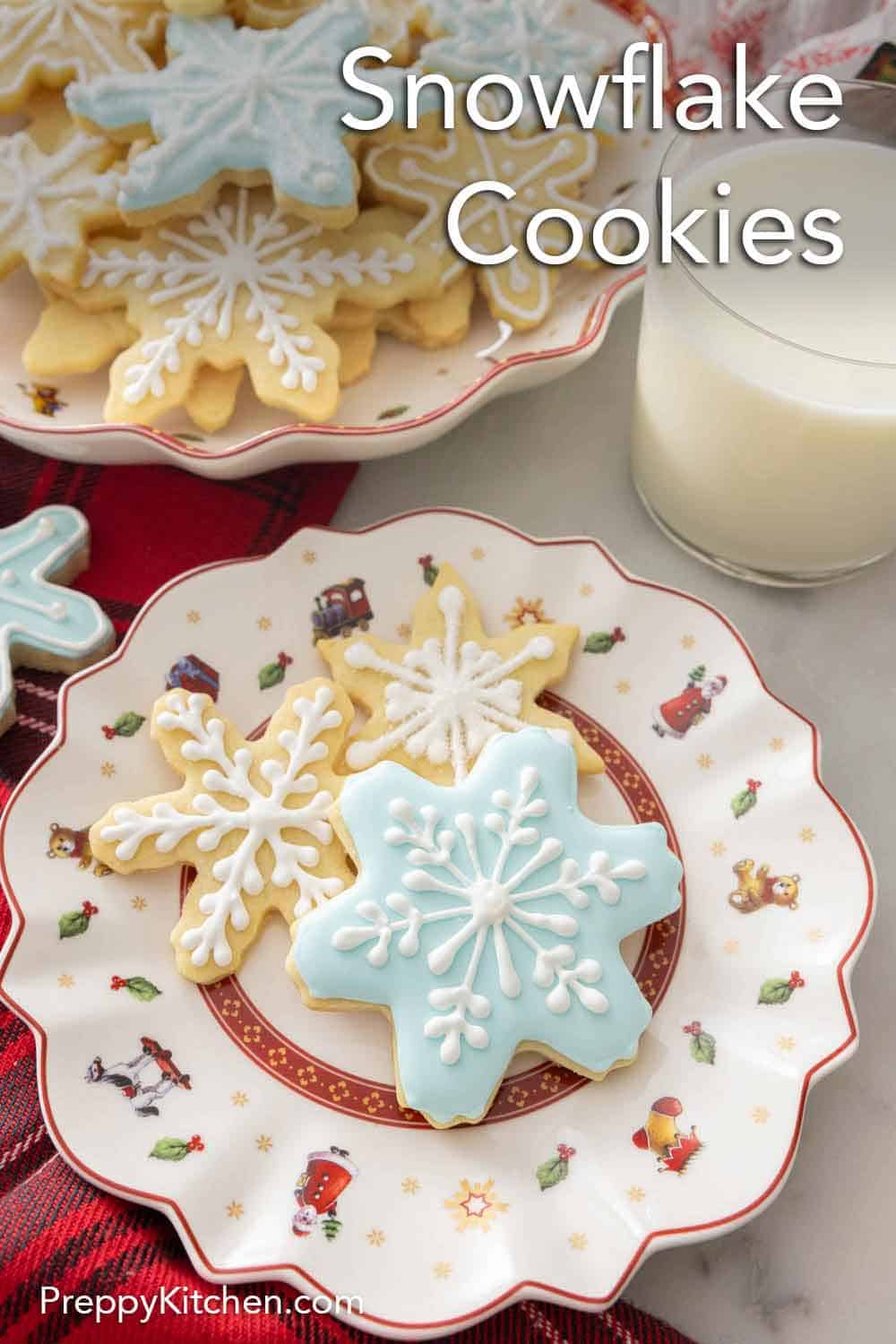 Snowflake Cookies - Preppy Kitchen