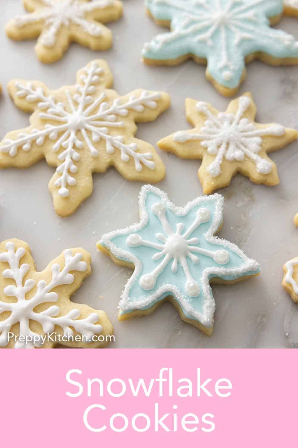Snowflake Cookies - Preppy Kitchen