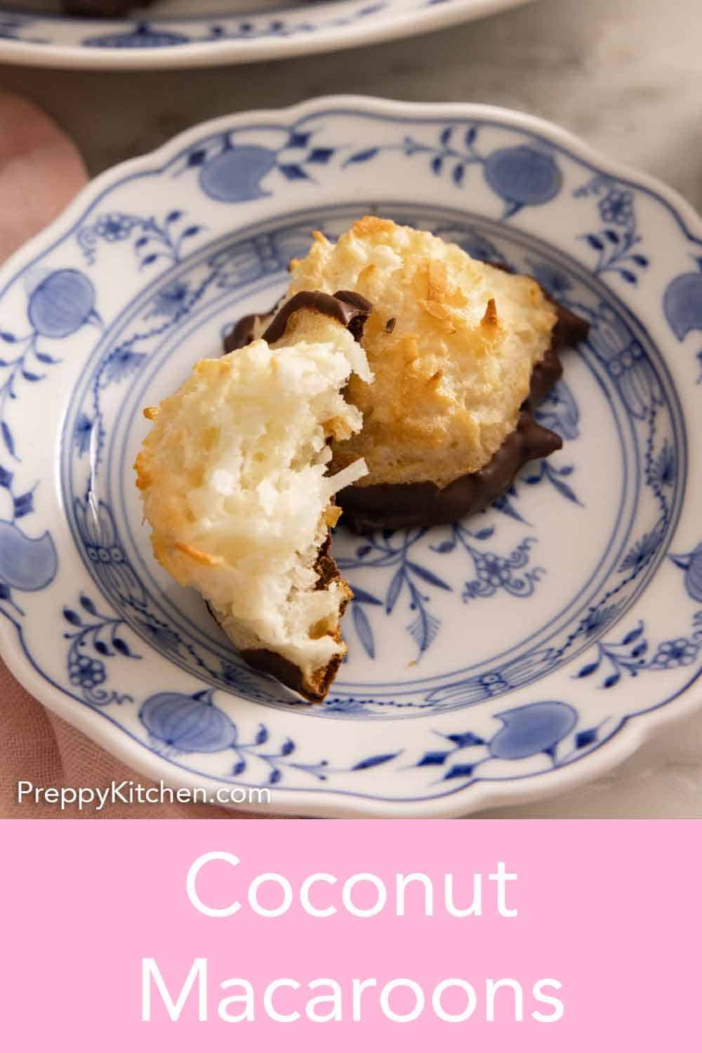 Easy Coconut Macaroons Recipe - Preppy Kitchen
