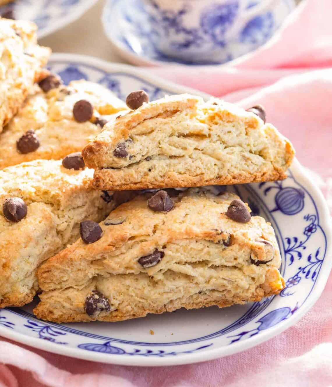 Chocolate Chip Scones - Preppy Kitchen