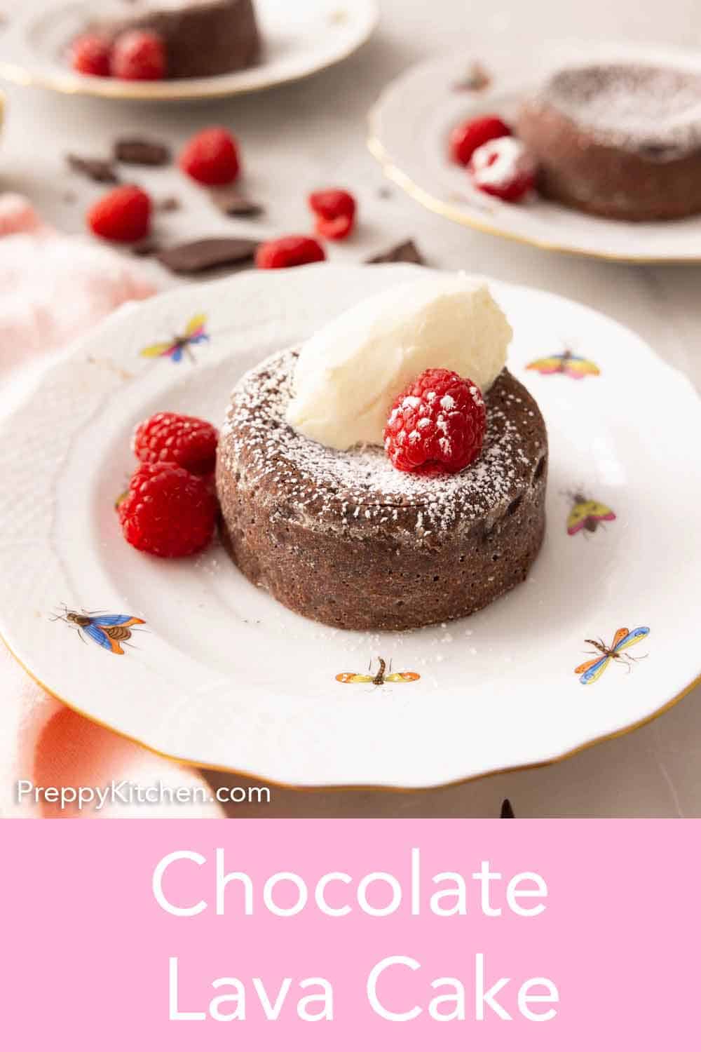 Chocolate Lava Cake - Preppy Kitchen