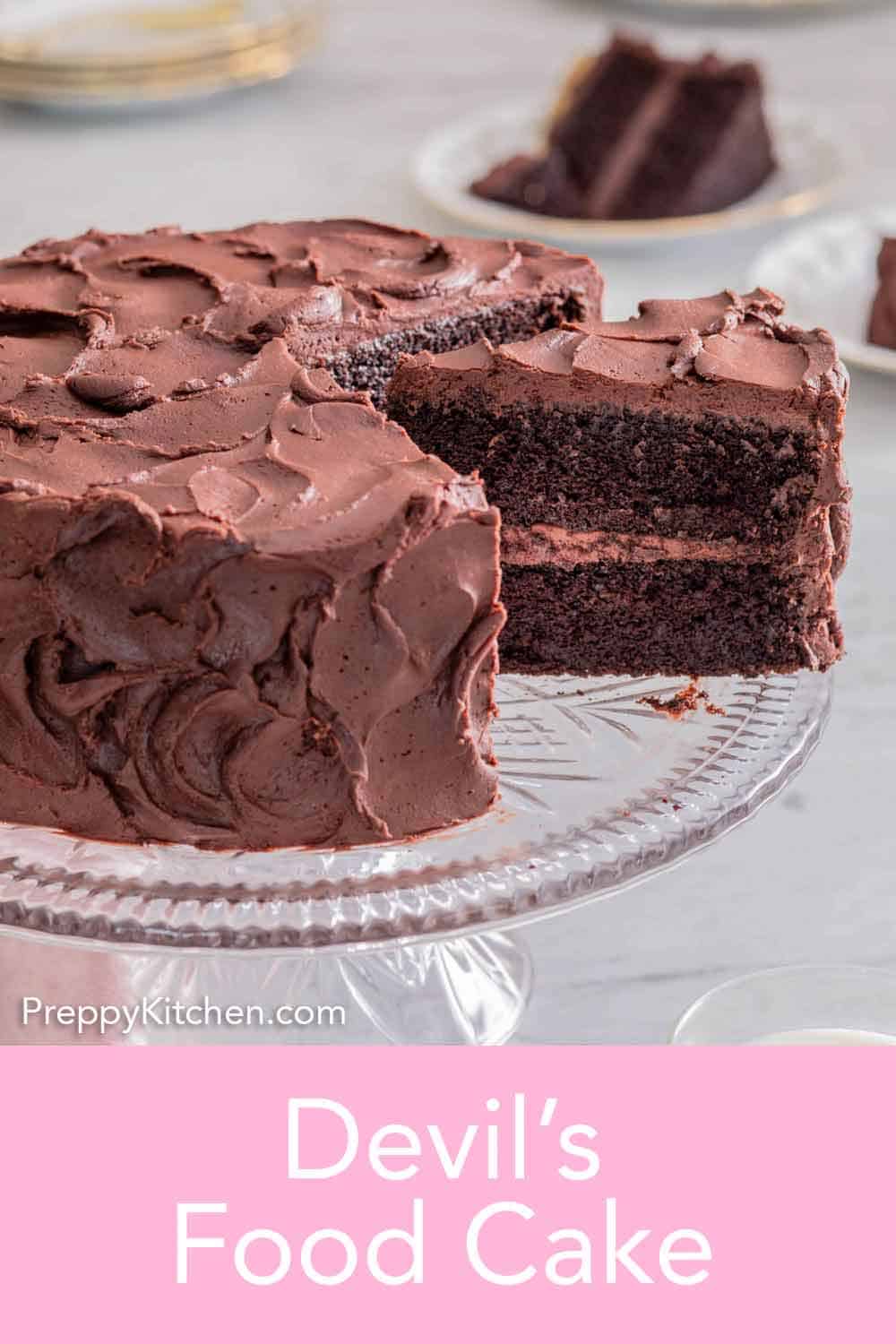 Moist and Fudgy Devil's Food Cake - Preppy Kitchen