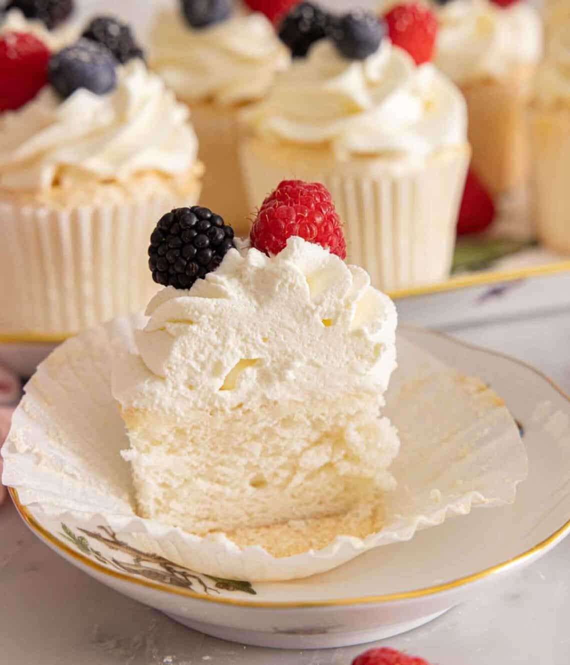 Angel Food Cupcakes - Preppy Kitchen