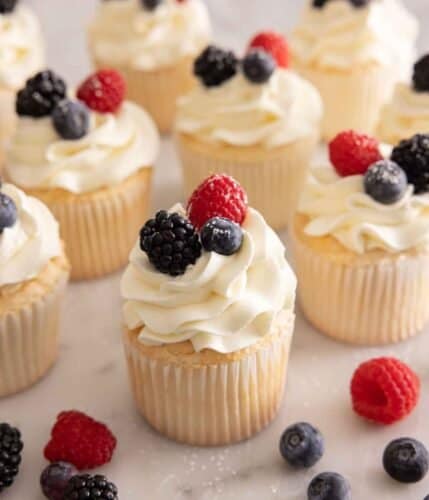 Angel Food Cupcakes - Preppy Kitchen