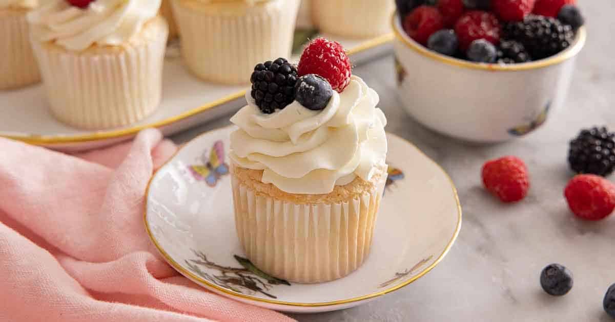 Angel Food Cupcakes - Preppy Kitchen