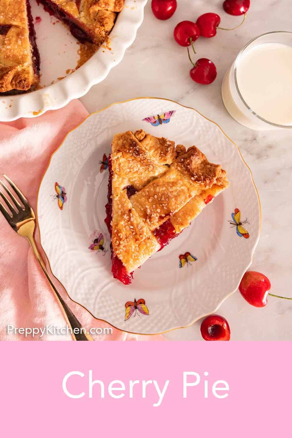 Homemade Cherry Pie Recipe - Preppy Kitchen
