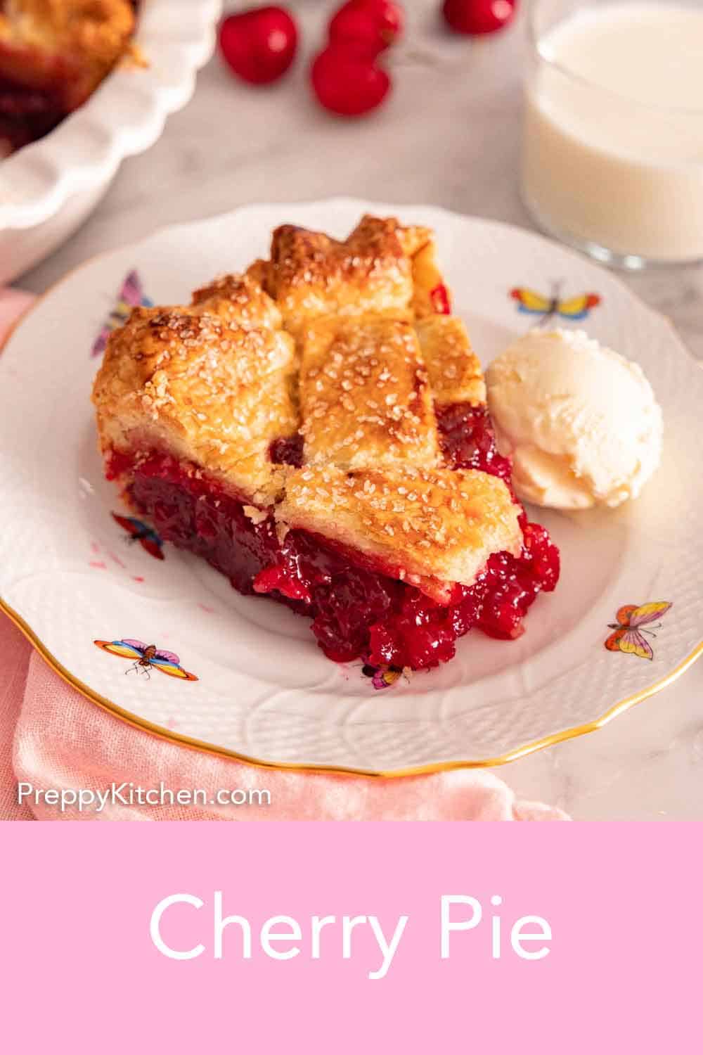 Homemade Cherry Pie Recipe - Preppy Kitchen