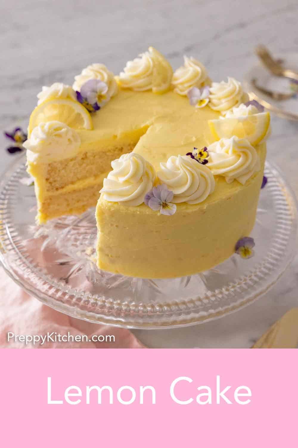Lemon Cake - Preppy Kitchen