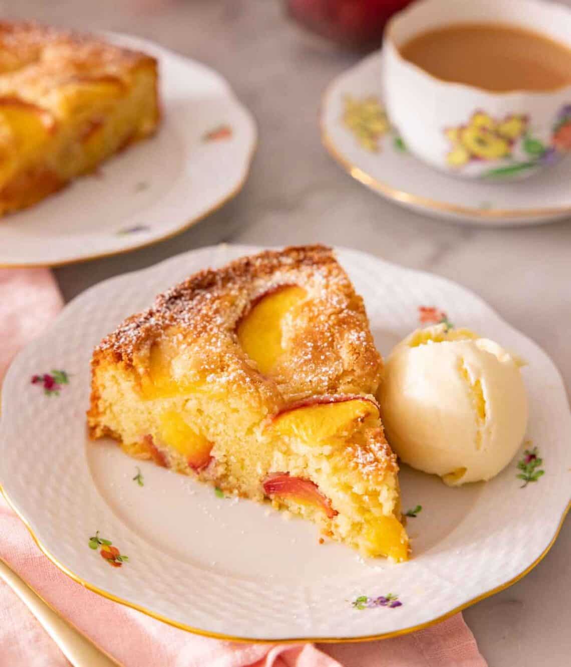 Peach Cake - Preppy Kitchen