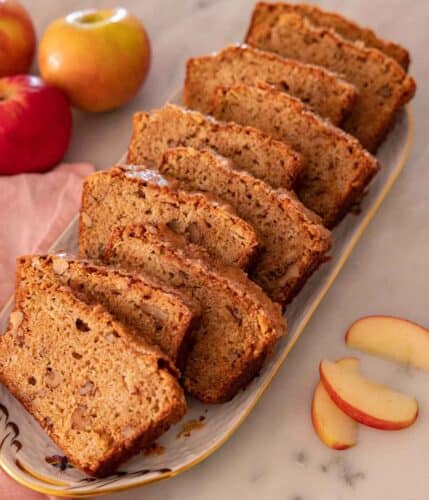 Homemade Apple Cinnamon Bread- Preppy Kitchen