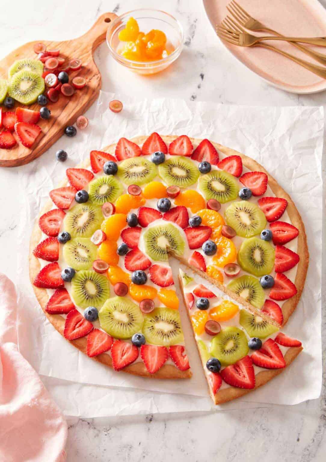 Fruit Pizza Recipe - Preppy Kitchen