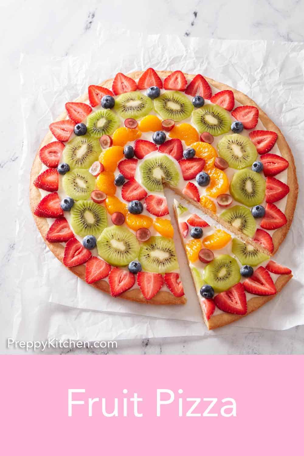 Fruit Pizza Recipe - Preppy Kitchen