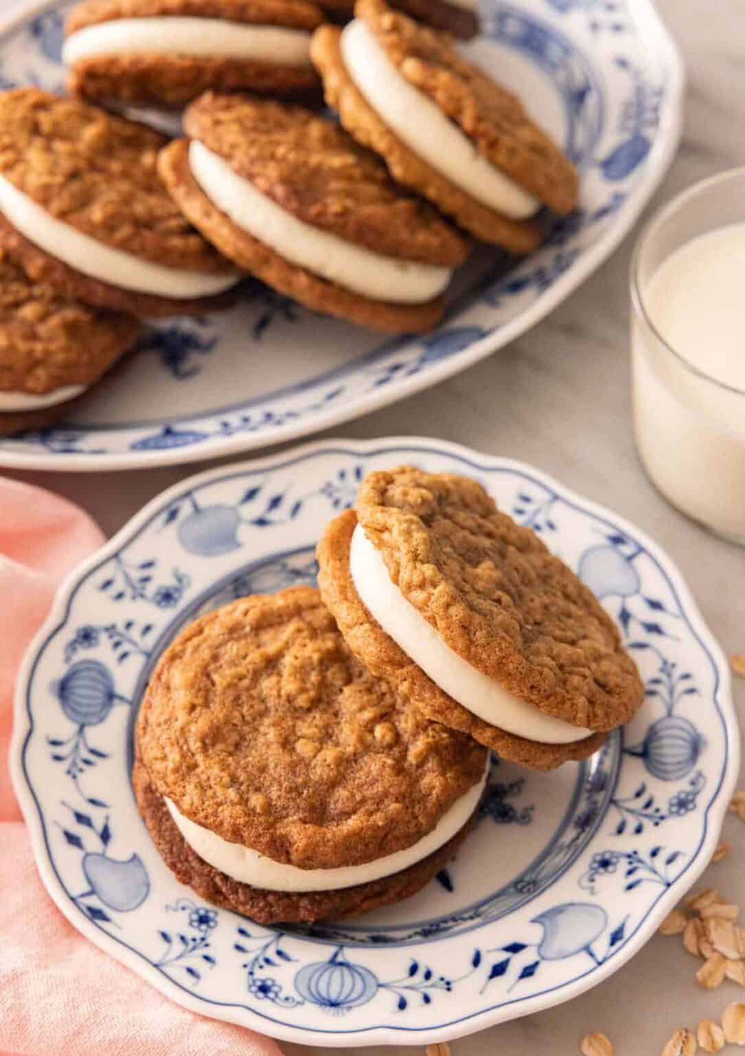 Homemade Oatmeal Cream Pies - Preppy Kitchen