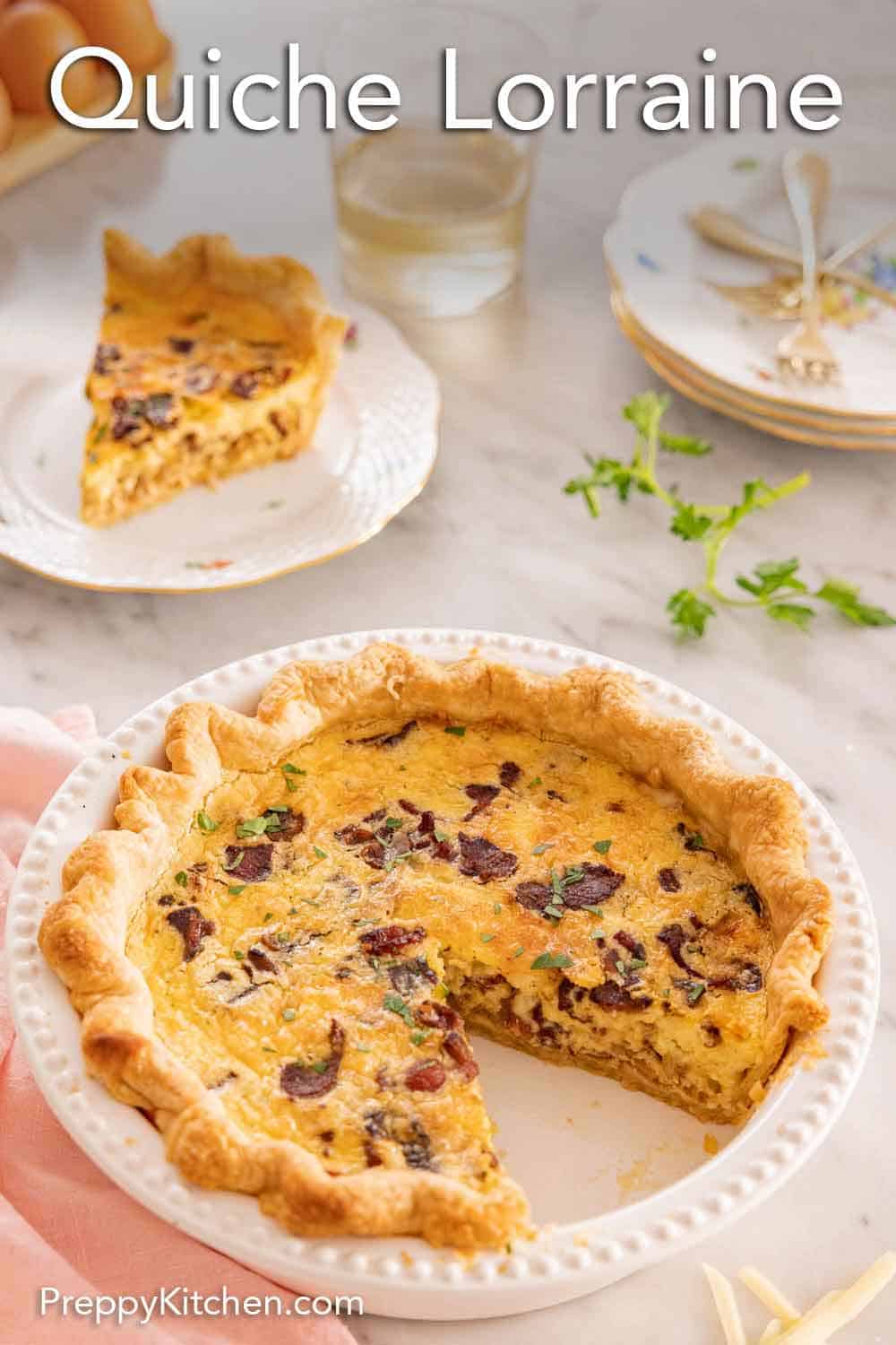 Quiche Lorraine - Preppy Kitchen