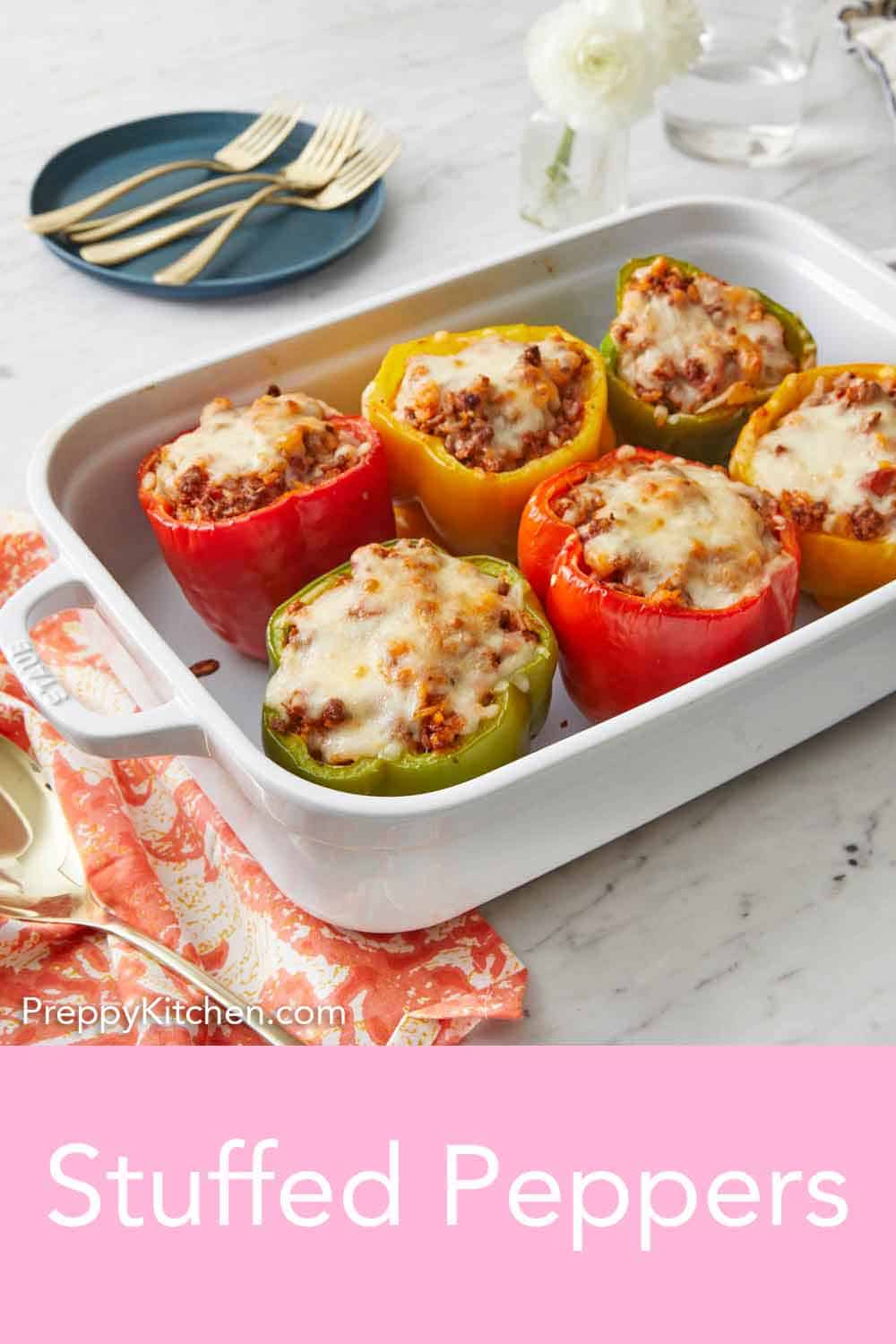 Stuffed Peppers - Preppy Kitchen