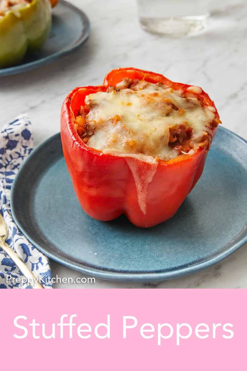Stuffed Peppers - Preppy Kitchen