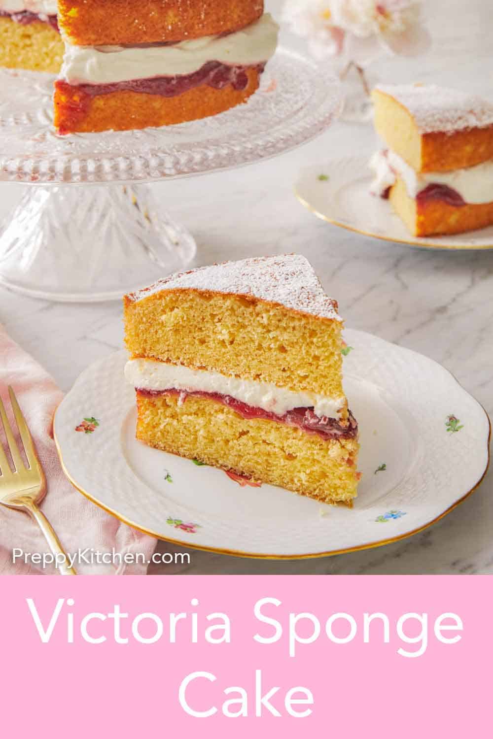 Victoria Sponge Cake - Preppy Kitchen