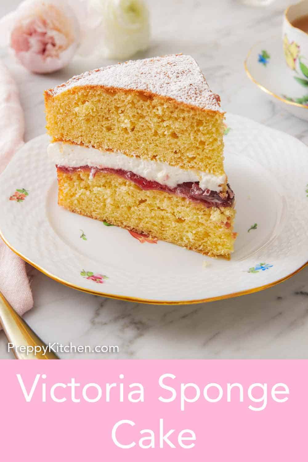 Victoria Sponge Cake - Preppy Kitchen