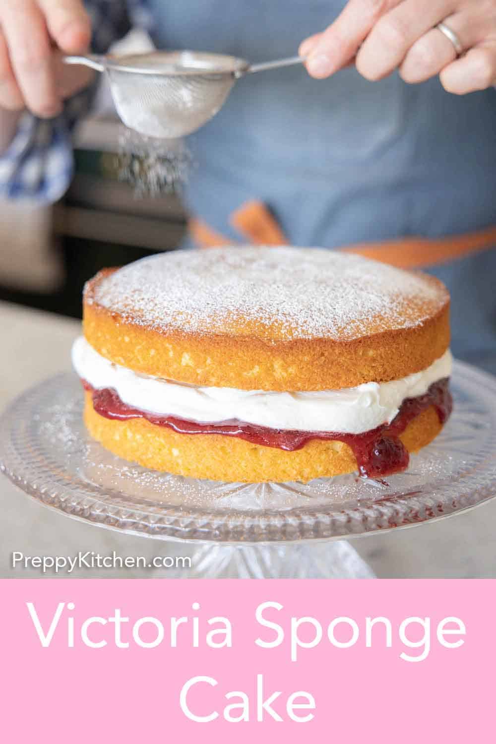 Victoria Sponge Cake - Preppy Kitchen