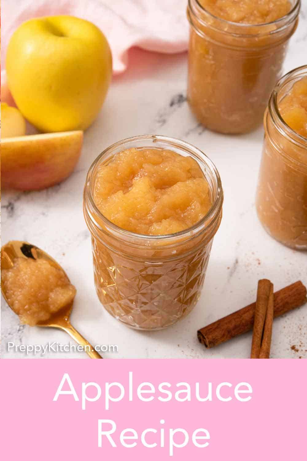 Applesauce Recipe - Preppy Kitchen