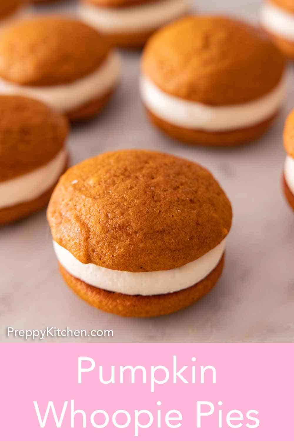 Pumpkin Whoopie Pies Preppy Kitchen