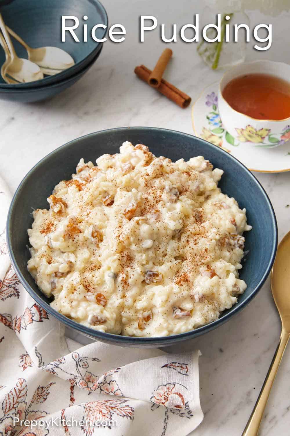 Creamy Rice Pudding (My Mom’s Recipe!) - Preppy Kitchen