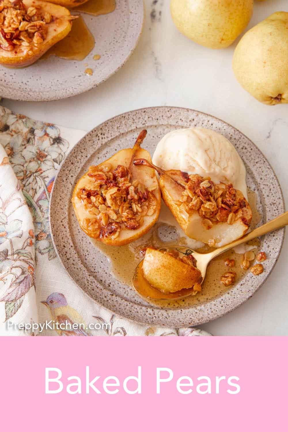 Baked Pears - Preppy Kitchen