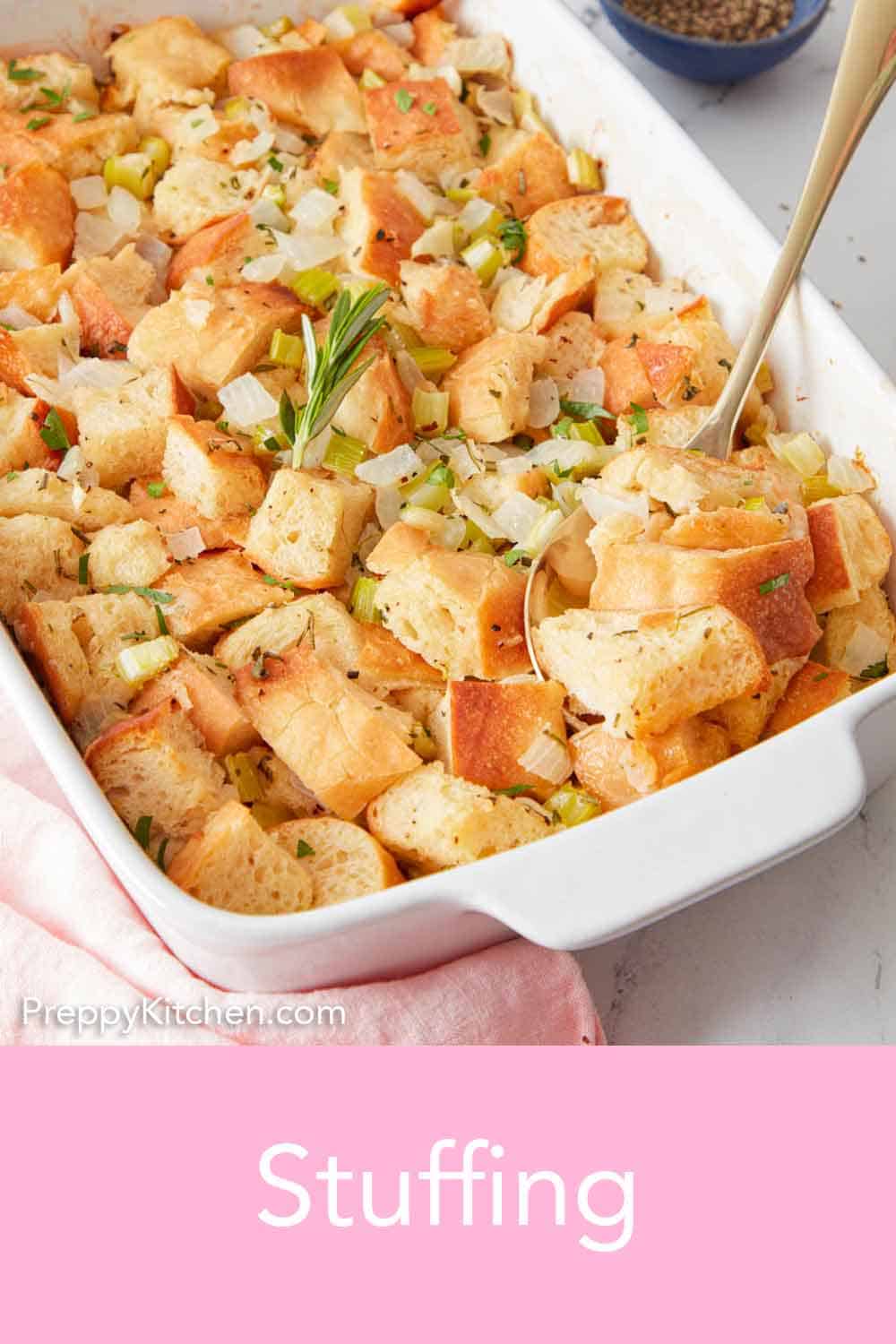 Easy Homemade Stuffing Recipe - Preppy Kitchen