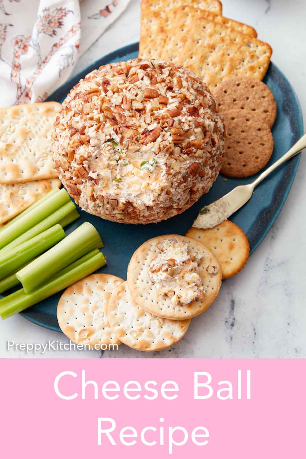 Cheese Ball Recipe - Preppy Kitchen