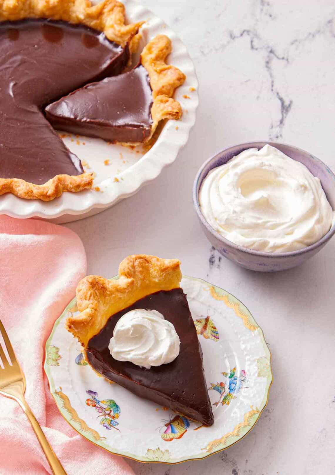 Chocolate Pie - Preppy Kitchen