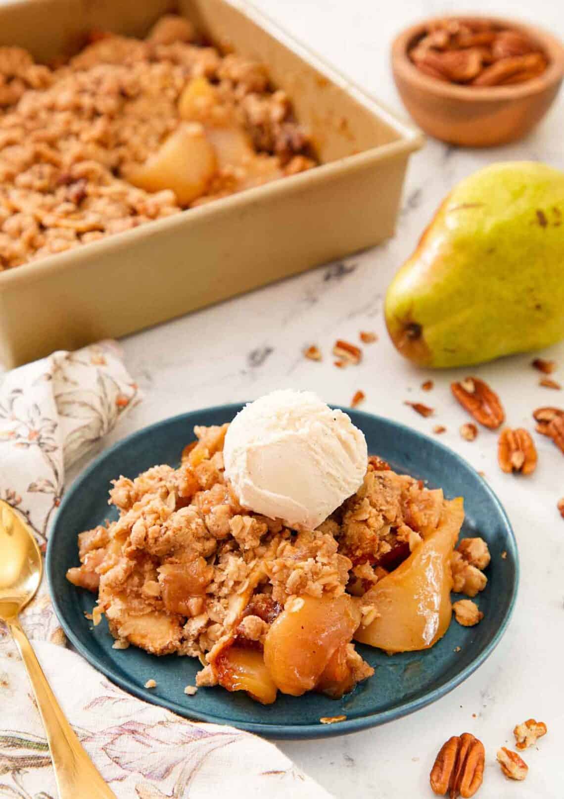Pear Crisp - Preppy Kitchen