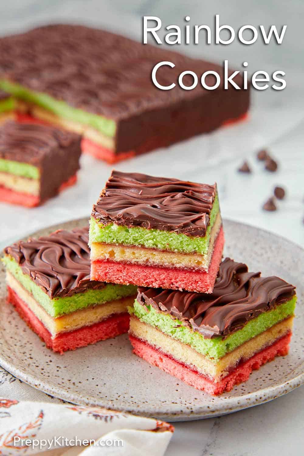 Rainbow Cookies - Preppy Kitchen