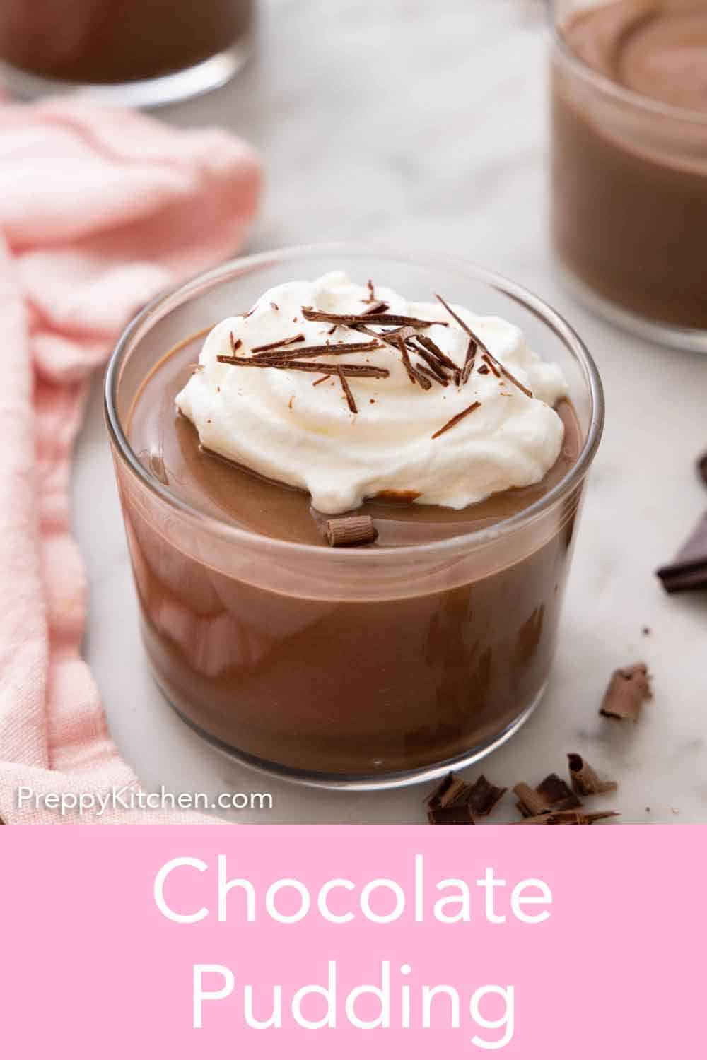 Chocolate Pudding - Preppy Kitchen