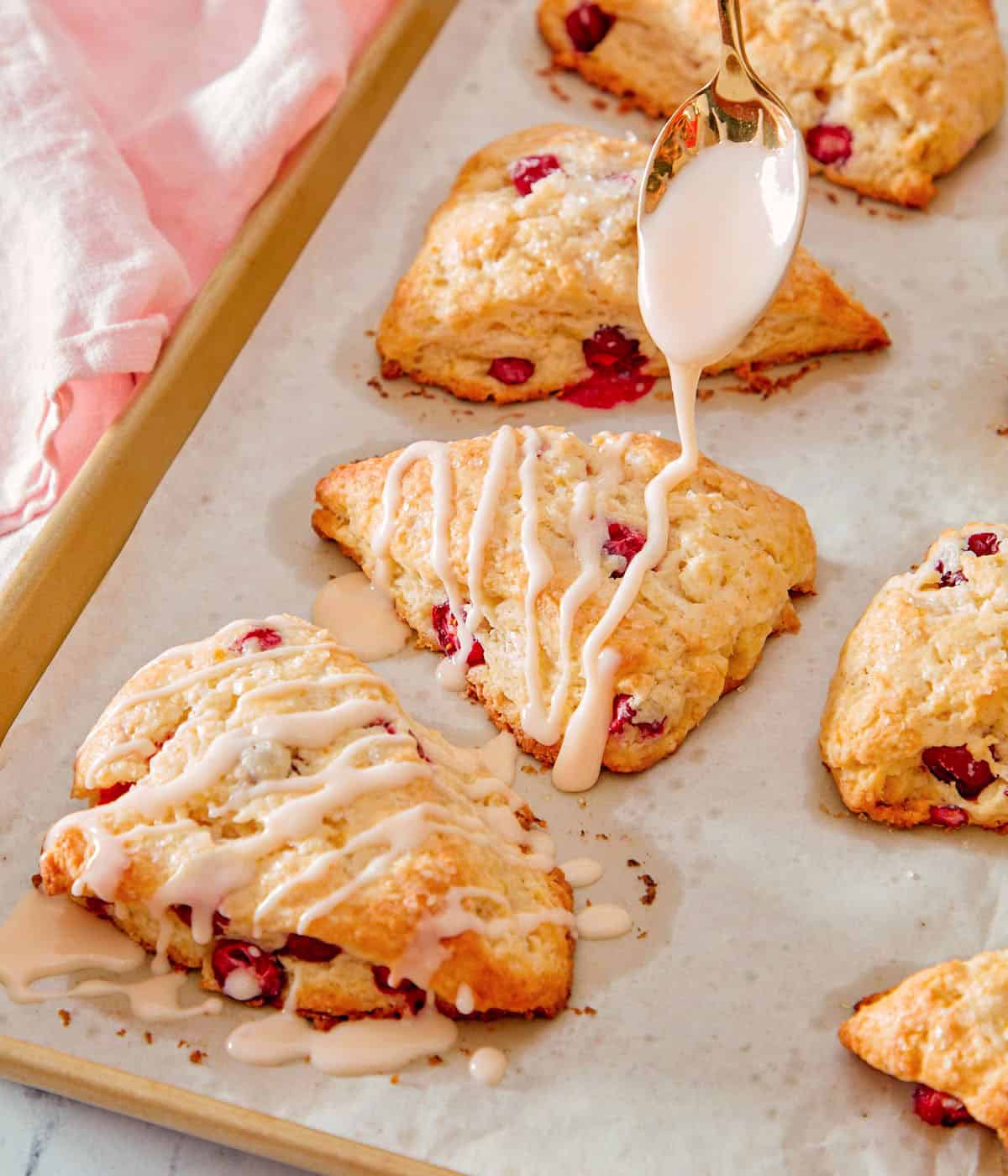Cranberry Orange Scones - Preppy Kitchen