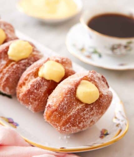 Bomboloni Italian Doughnuts - Preppy Kitchen