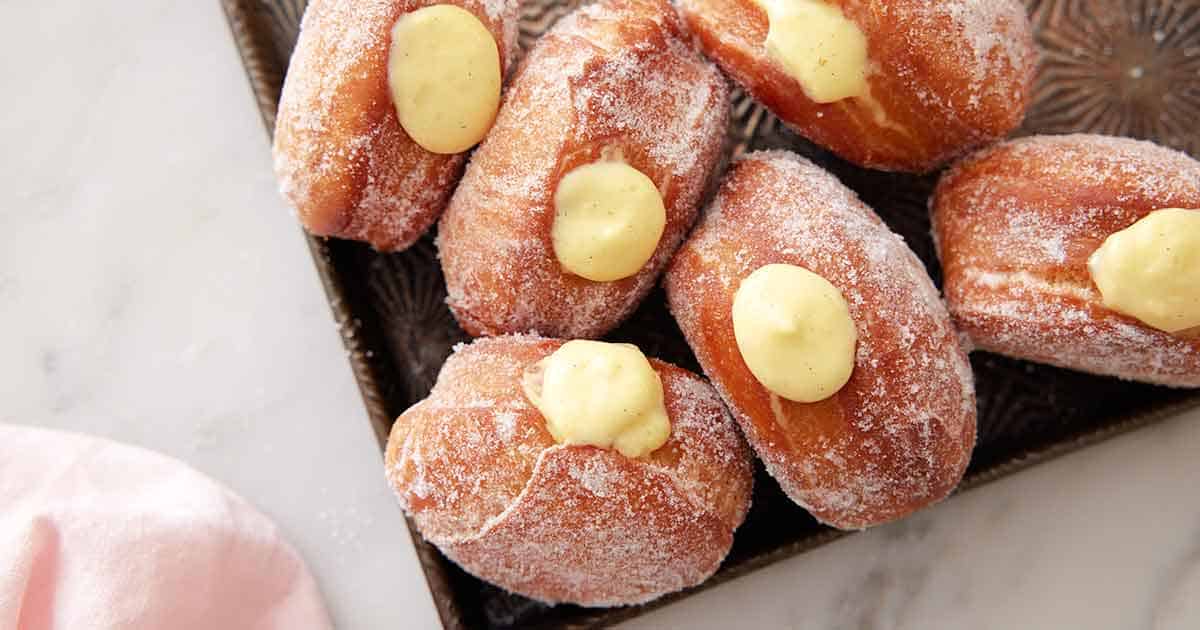 Bomboloni Italian Doughnuts - Preppy Kitchen