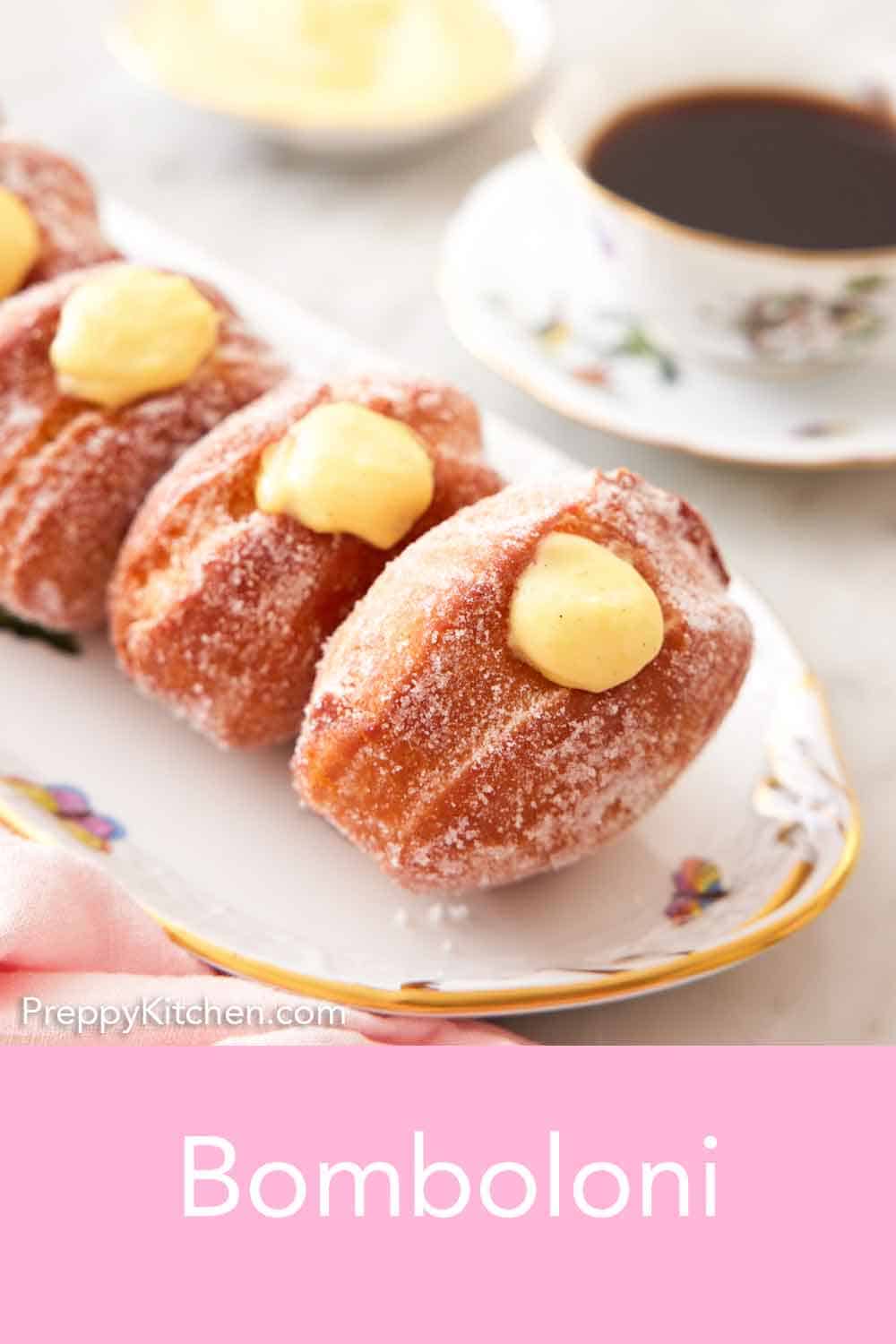 Bomboloni Italian Doughnuts - Preppy Kitchen