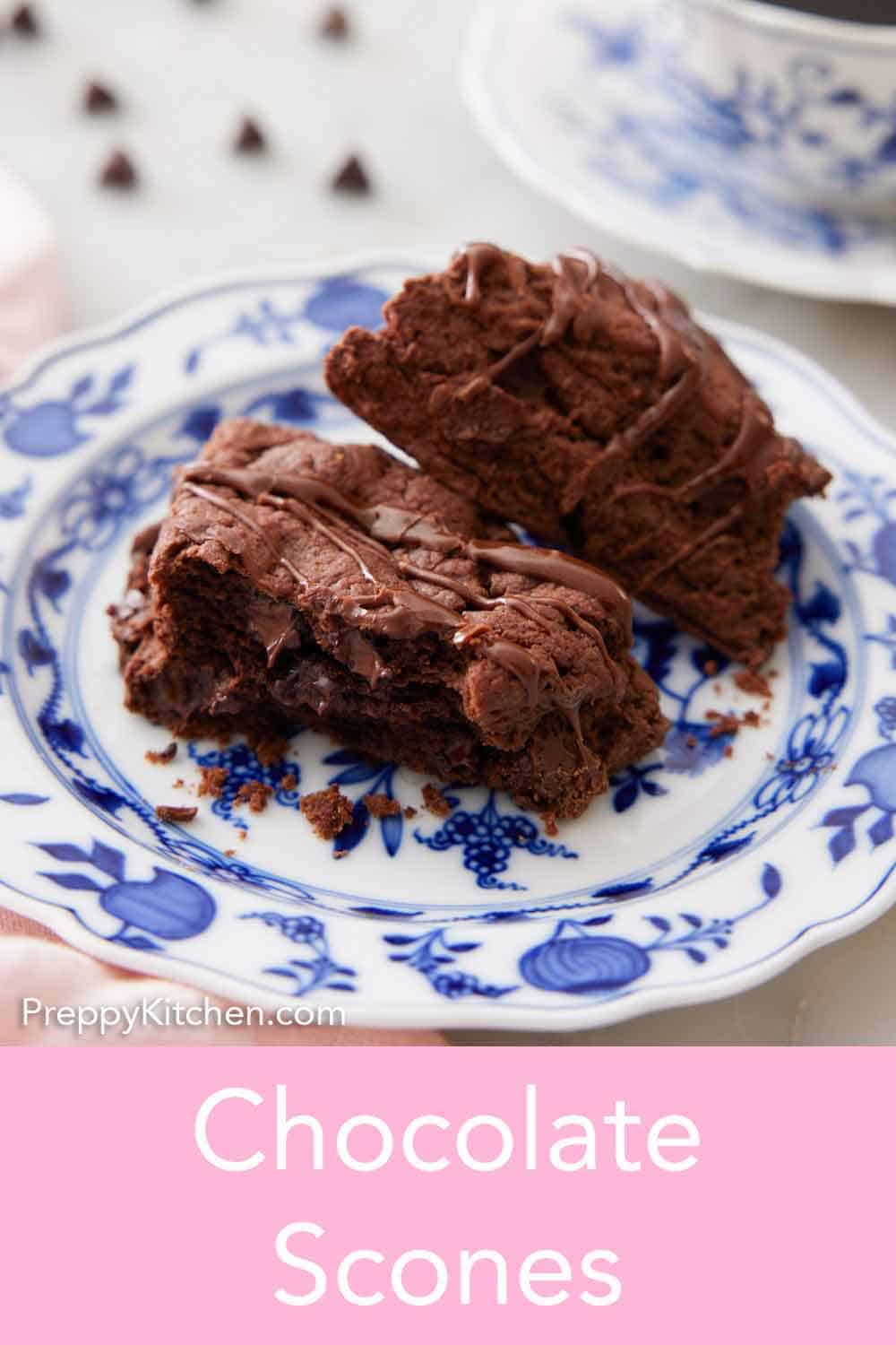 Chocolate Scones - Preppy Kitchen