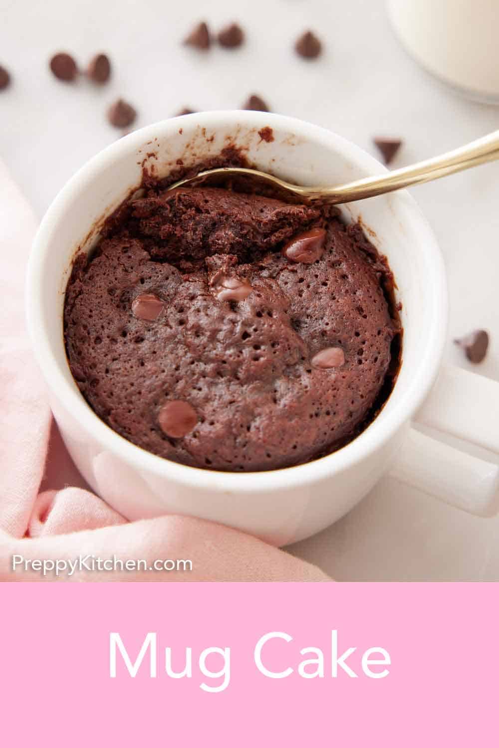 Mug Cake - Preppy Kitchen