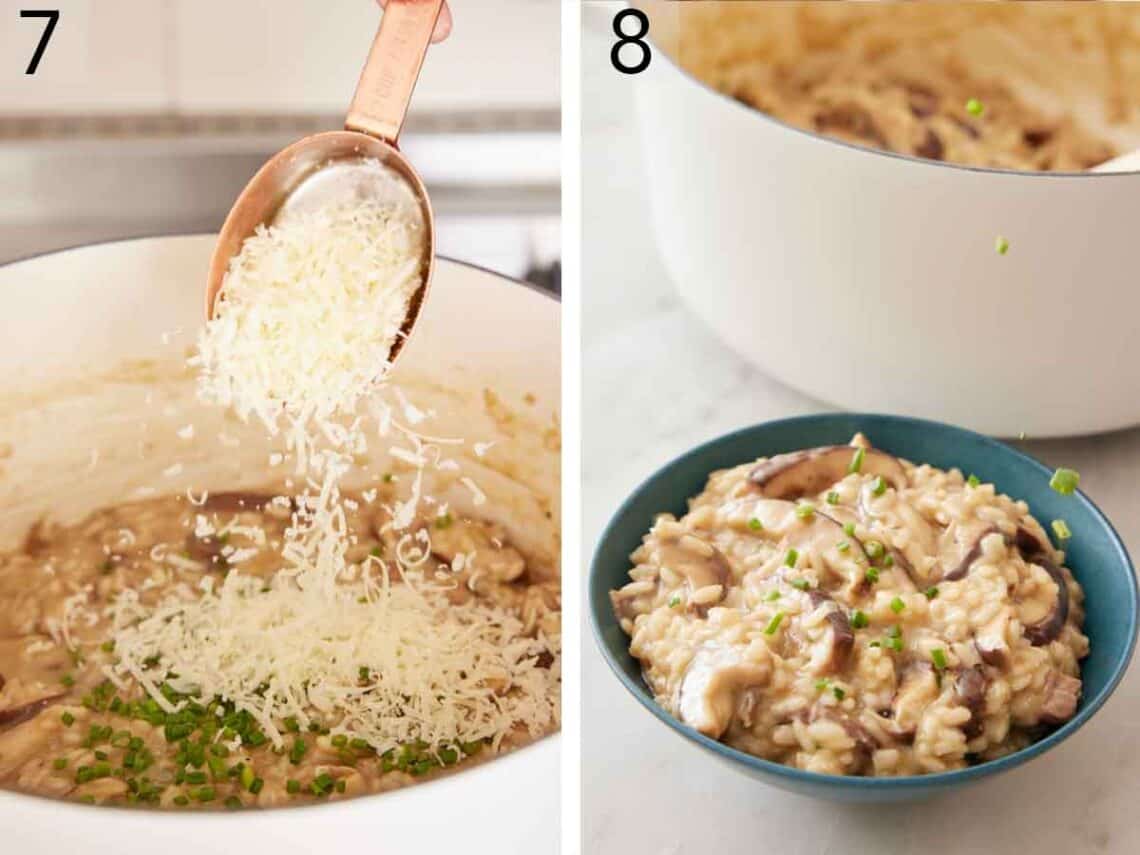 Mushroom Risotto - Preppy Kitchen