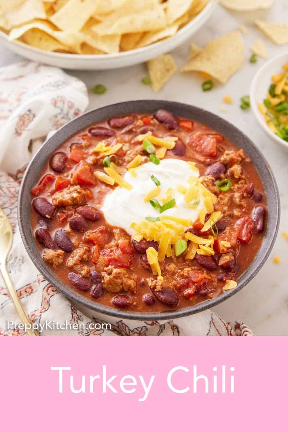 Turkey Chili - Preppy Kitchen