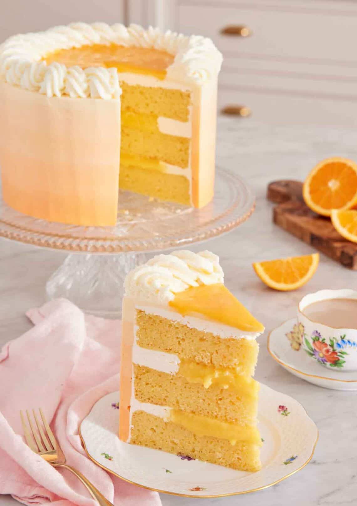 Orange Creamsicle Cake - Preppy Kitchen