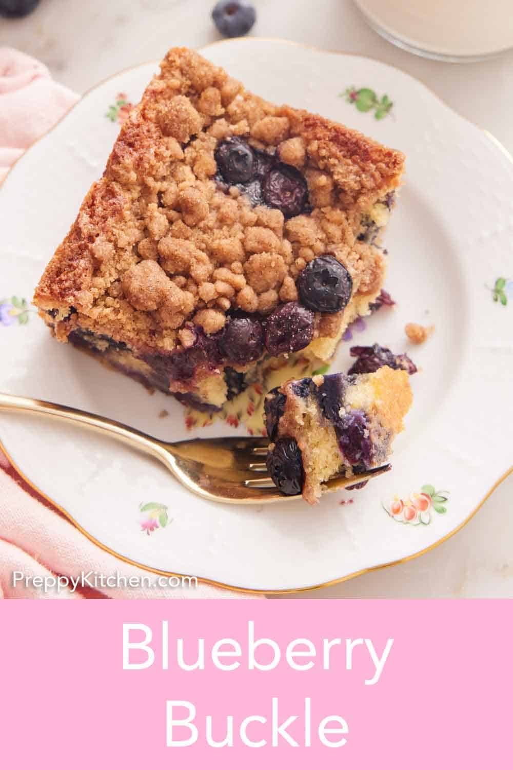 Blueberry Buckle - Preppy Kitchen