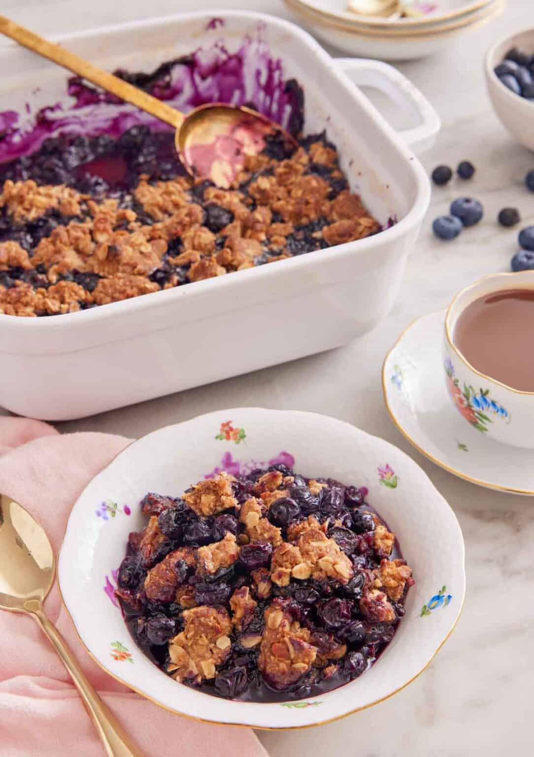 Easy Blueberry Crisp - Preppy Kitchen