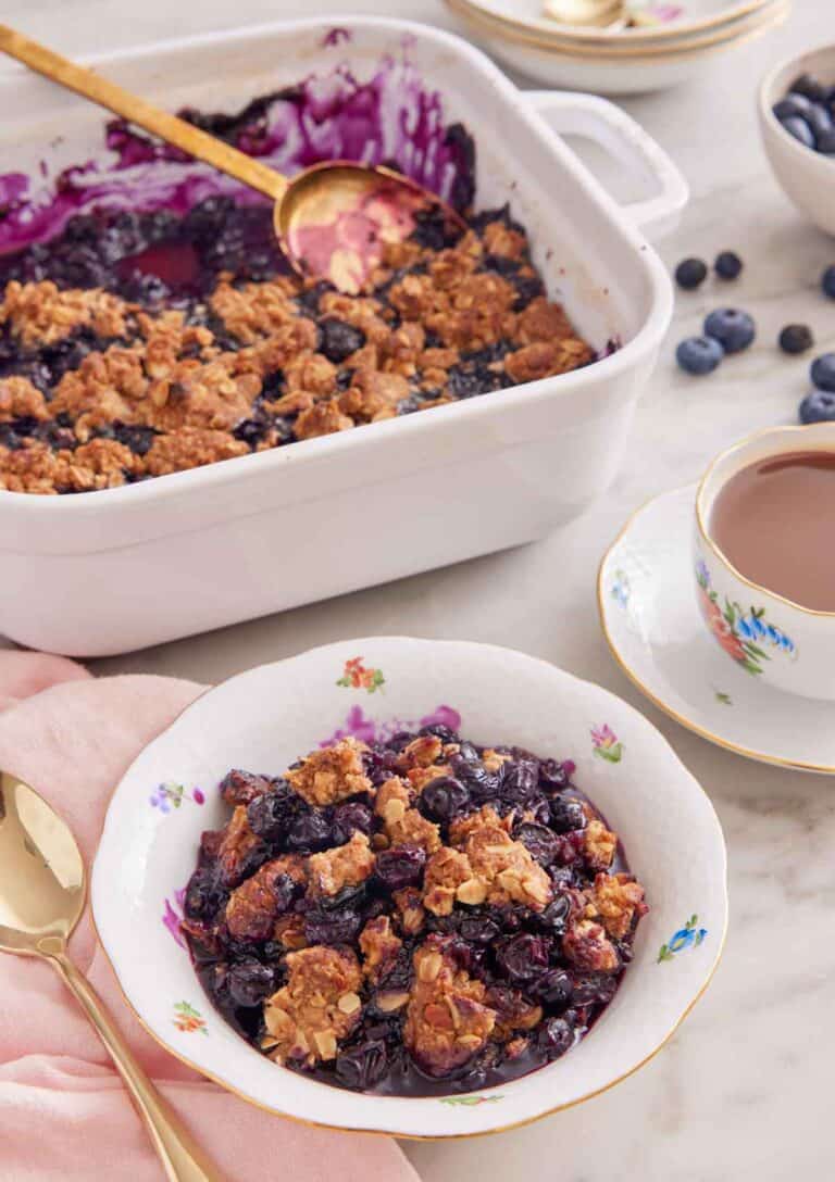 Easy Blueberry Crisp - Preppy Kitchen
