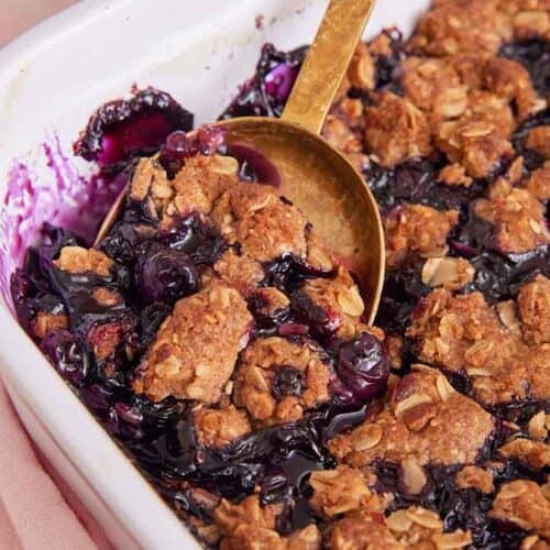 Easy Blueberry Crisp - Preppy Kitchen