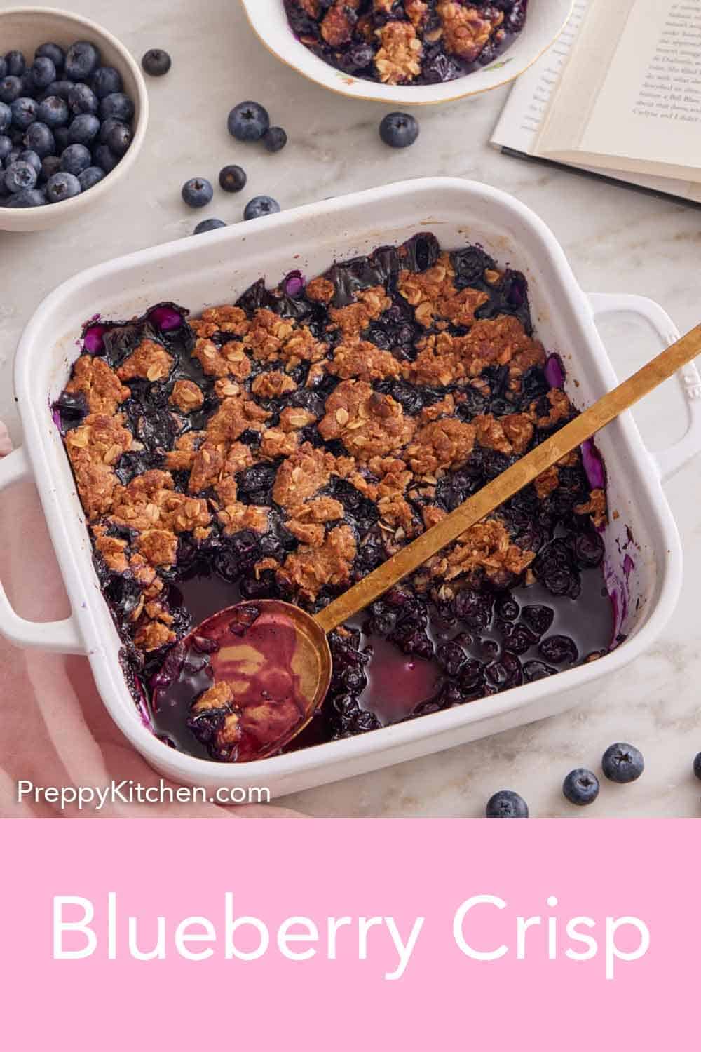 Easy Blueberry Crisp - Preppy Kitchen