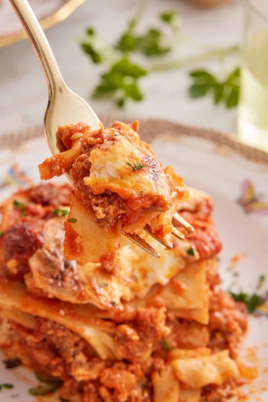 Homemade Lasagna Recipe - Preppy Kitchen