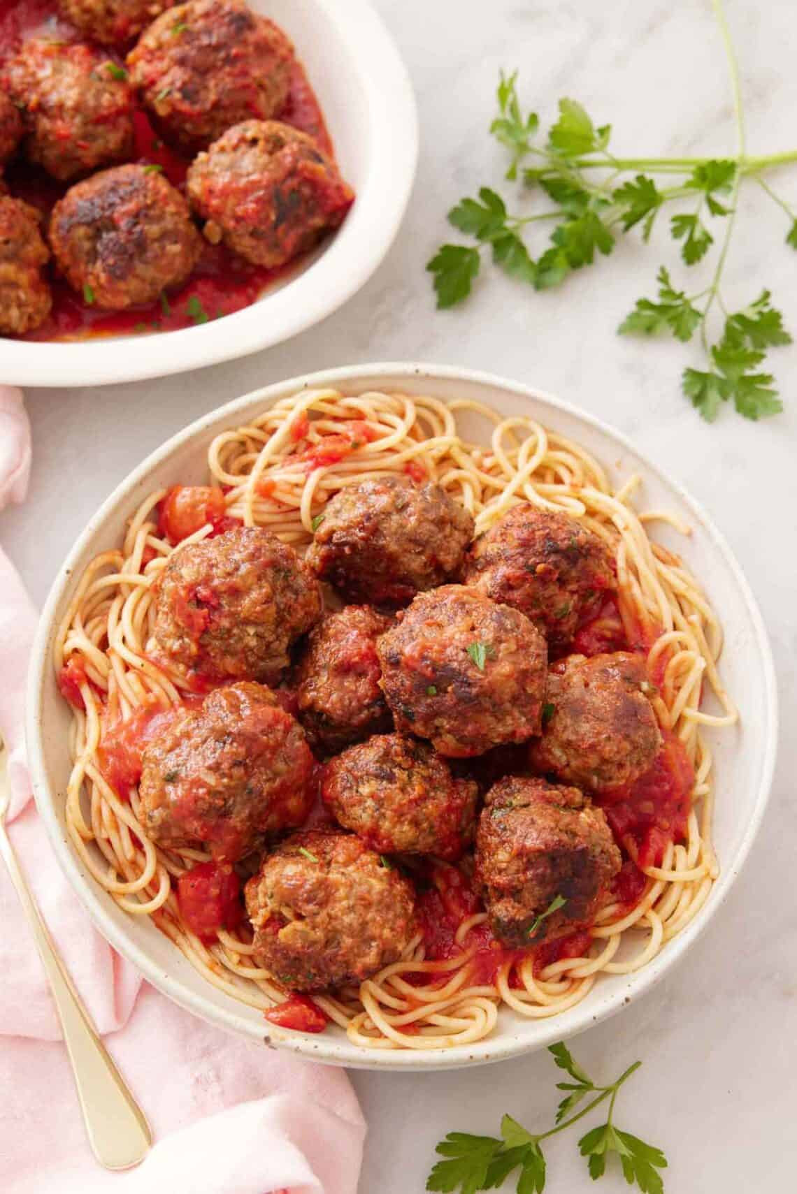 Easy Italian Meatballs (Baked or Stove-top) - Preppy Kitchen