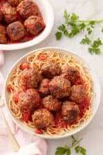 Easy Italian Meatballs (Baked or Stove-top) - Preppy Kitchen